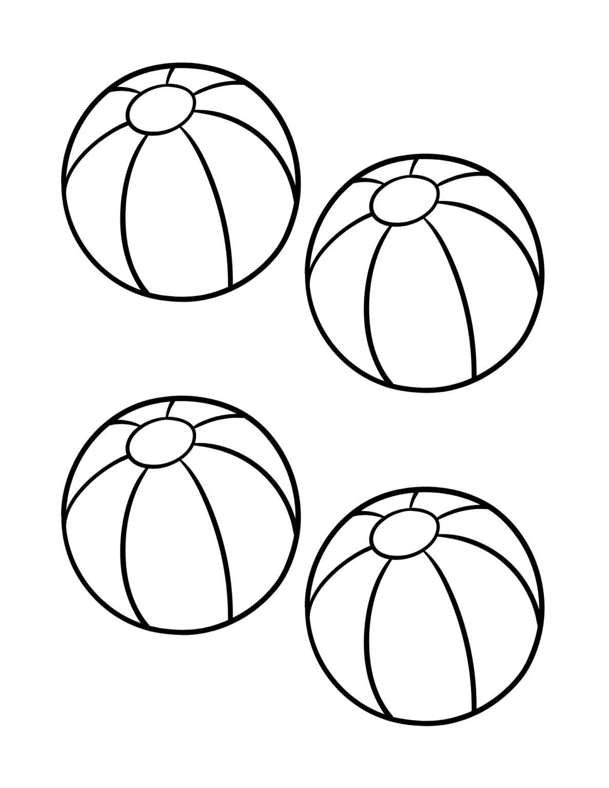 Free Printable Beach Ball Templates For Kids - Try Free Templates