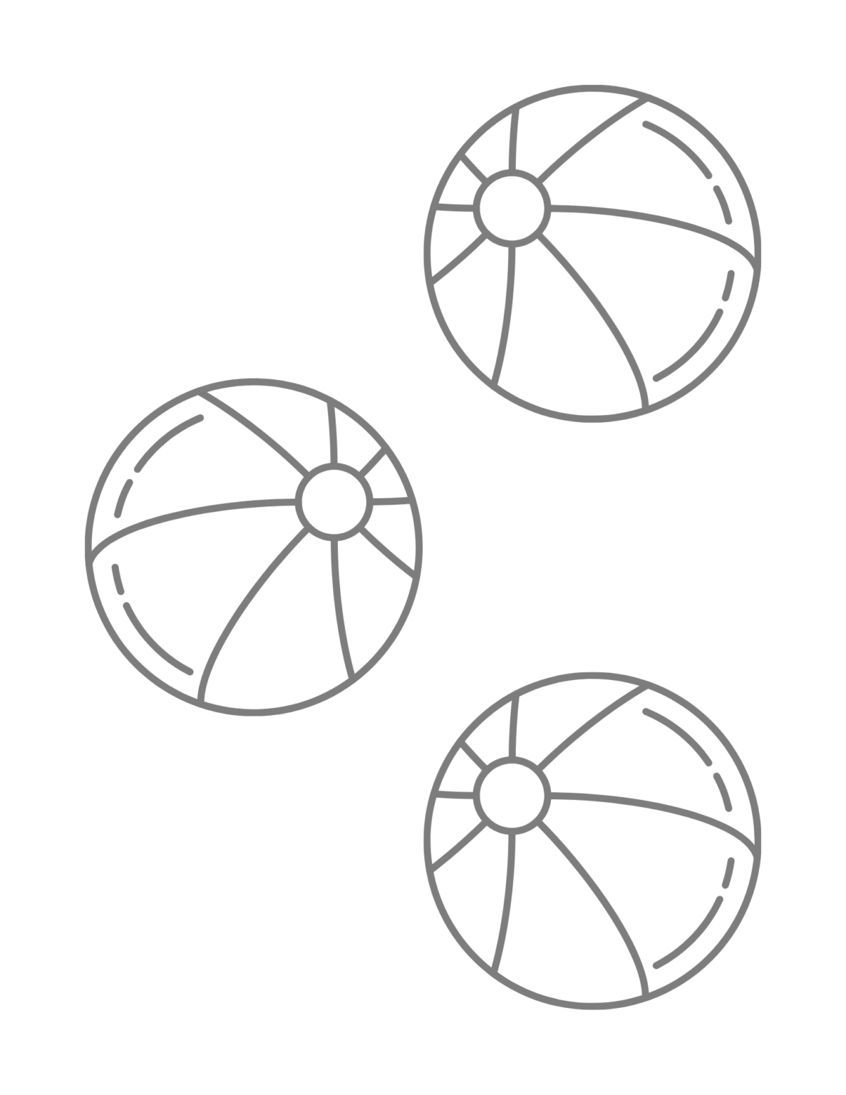 Free Printable Beach Ball Templates For Kids - Try Free Templates