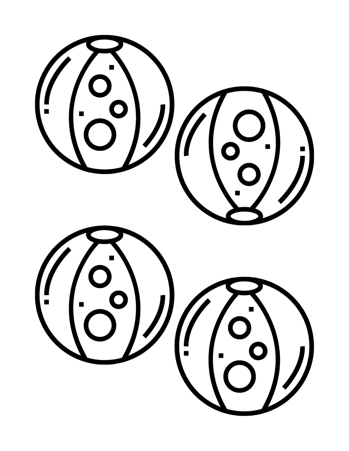 Free Printable Beach Ball Templates For Kids - Try Free Templates