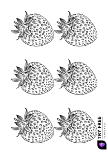 Free Printable Strawberry Templates for Crafts and Decor - Try Free ...