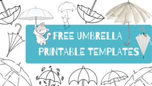 Free Printable Umbrella Templates for Crafts and Coloring - Try Free ...
