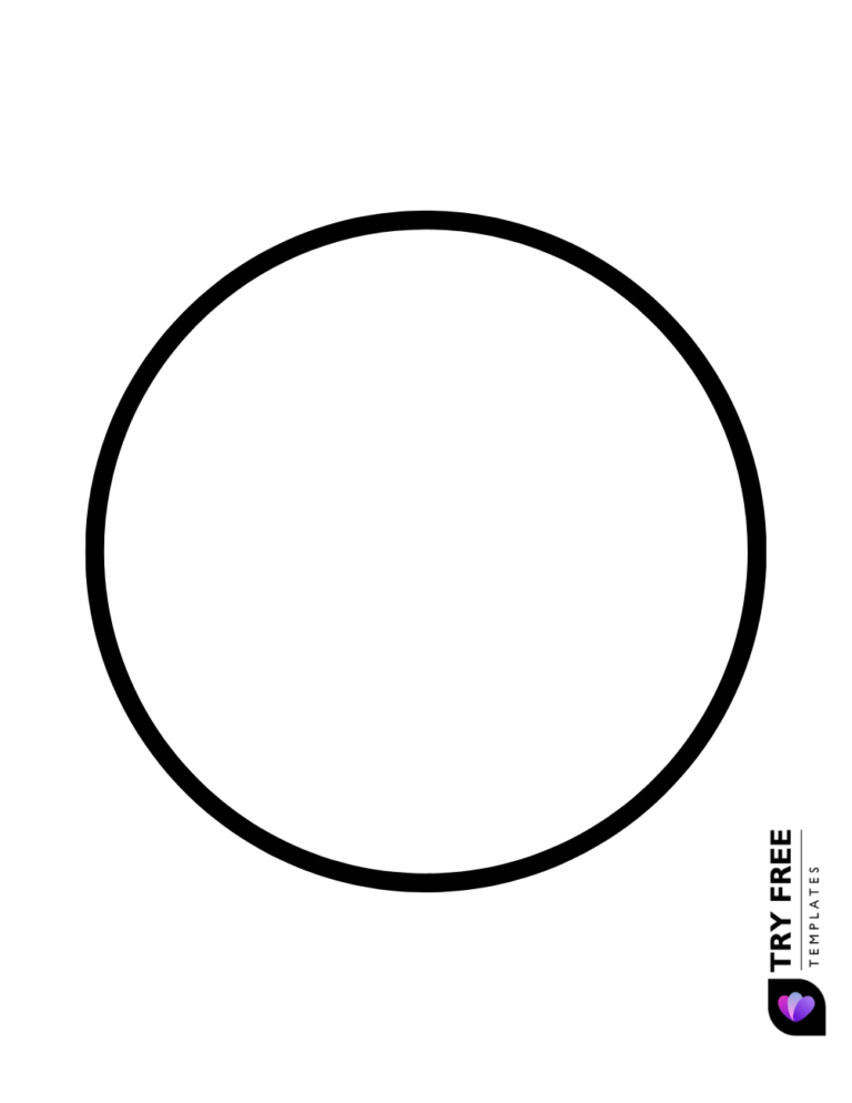 Free Printable Circle Templates for Crafts and Educational Activities ...