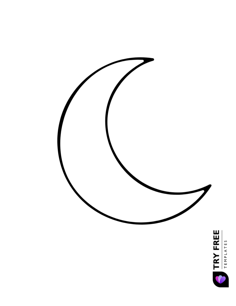 Printable Moon Templates - Try Free Templates
