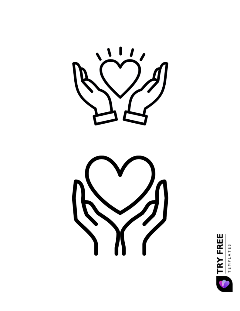 Printable Heart Templates - Try Free Templates