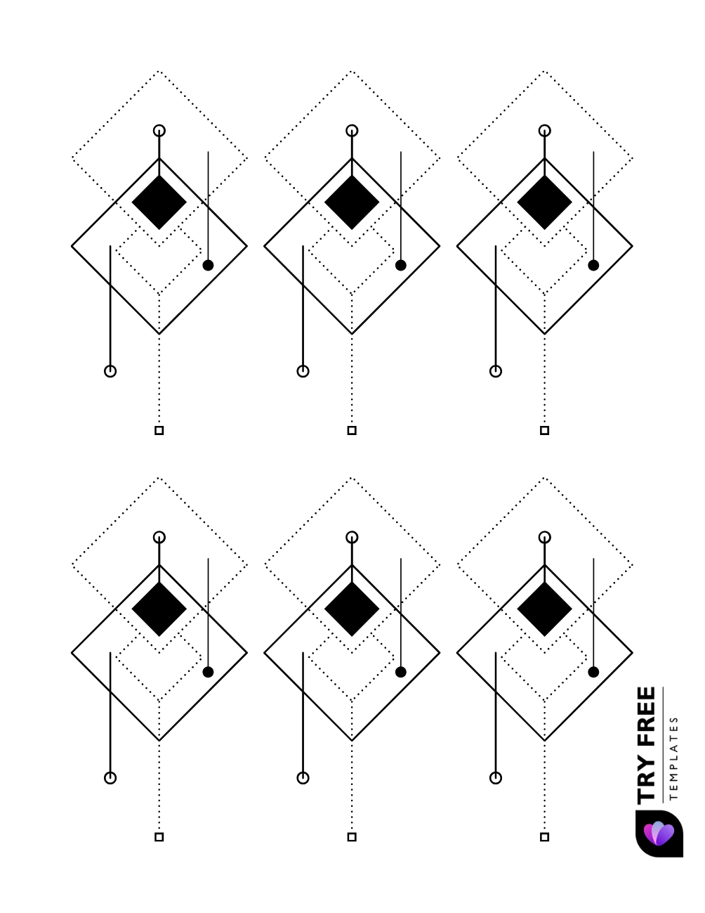 Free Printable Square Templates for Crafts, Education - Try Free Templates