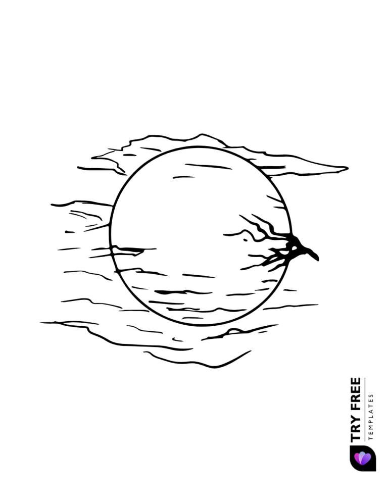 Printable Moon Templates - Try Free Templates