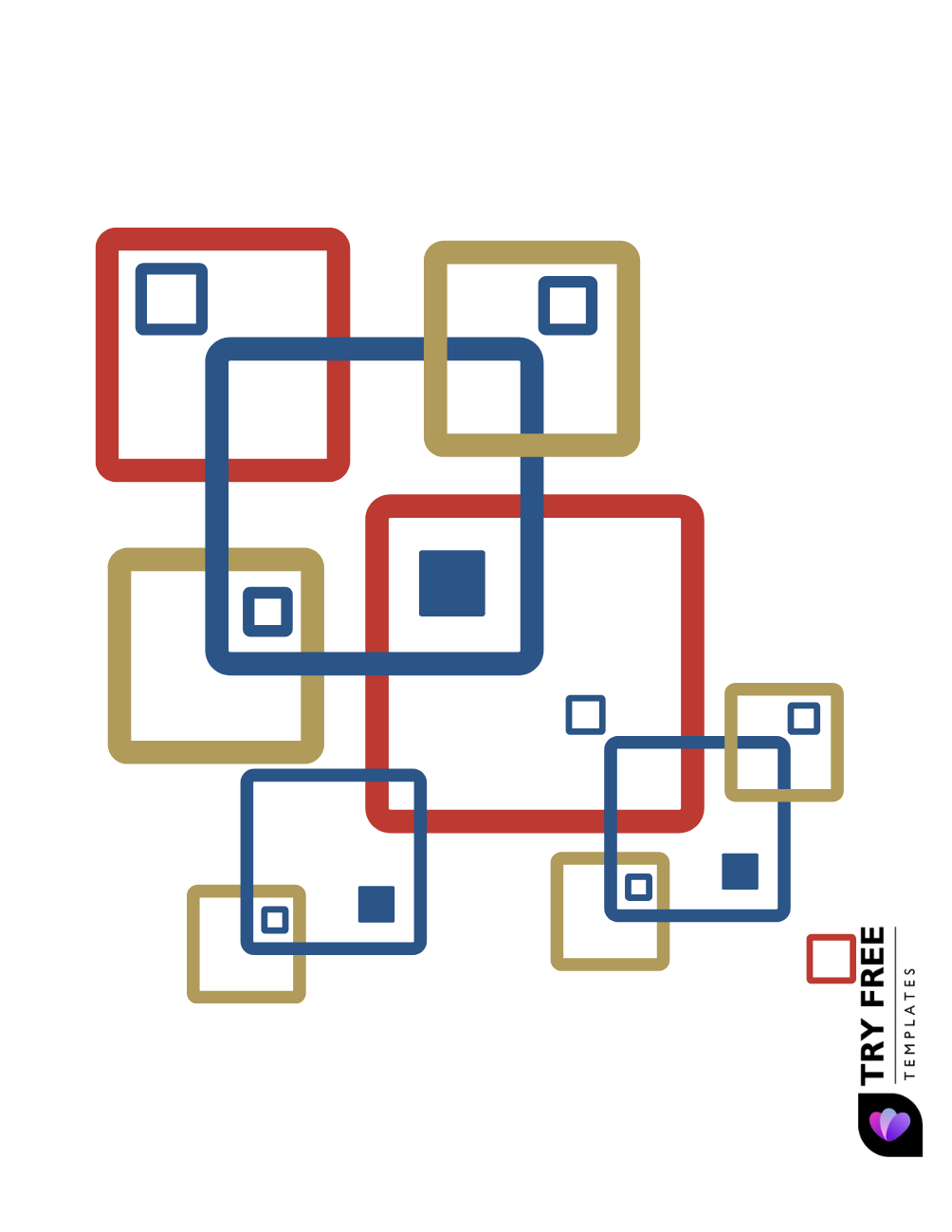 Free Printable Square Templates for Crafts, Education - Try Free Templates