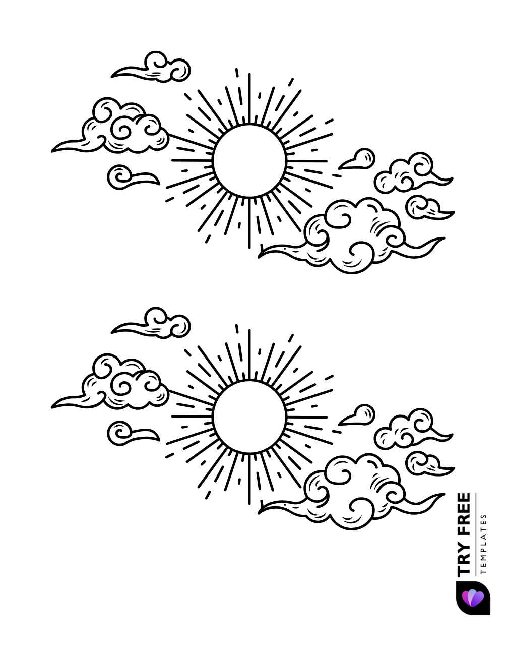 Printable Cloud Templates - Try Free Templates