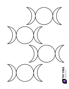 Printable Moon Templates - Try Free Templates