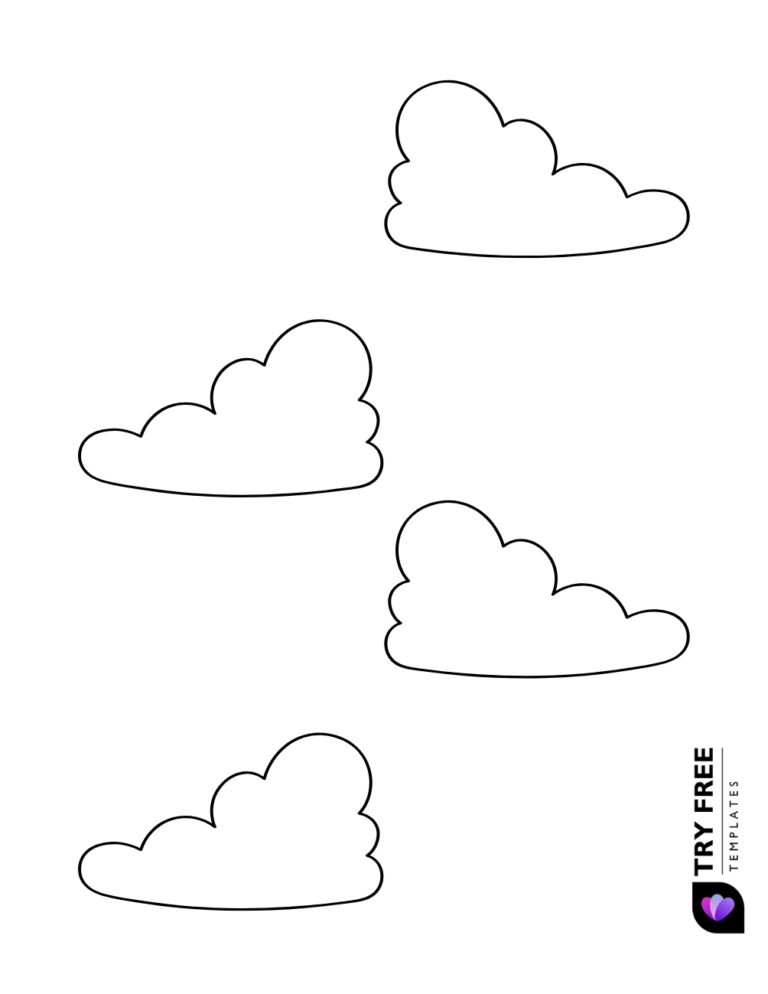 Printable Cloud Templates - Try Free Templates