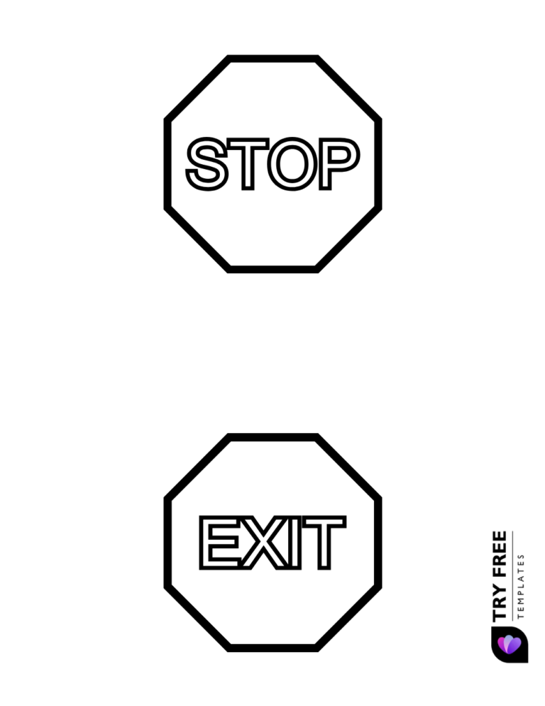 Printable Octagon Templates for Crafts and Decoration - Try Free Templates