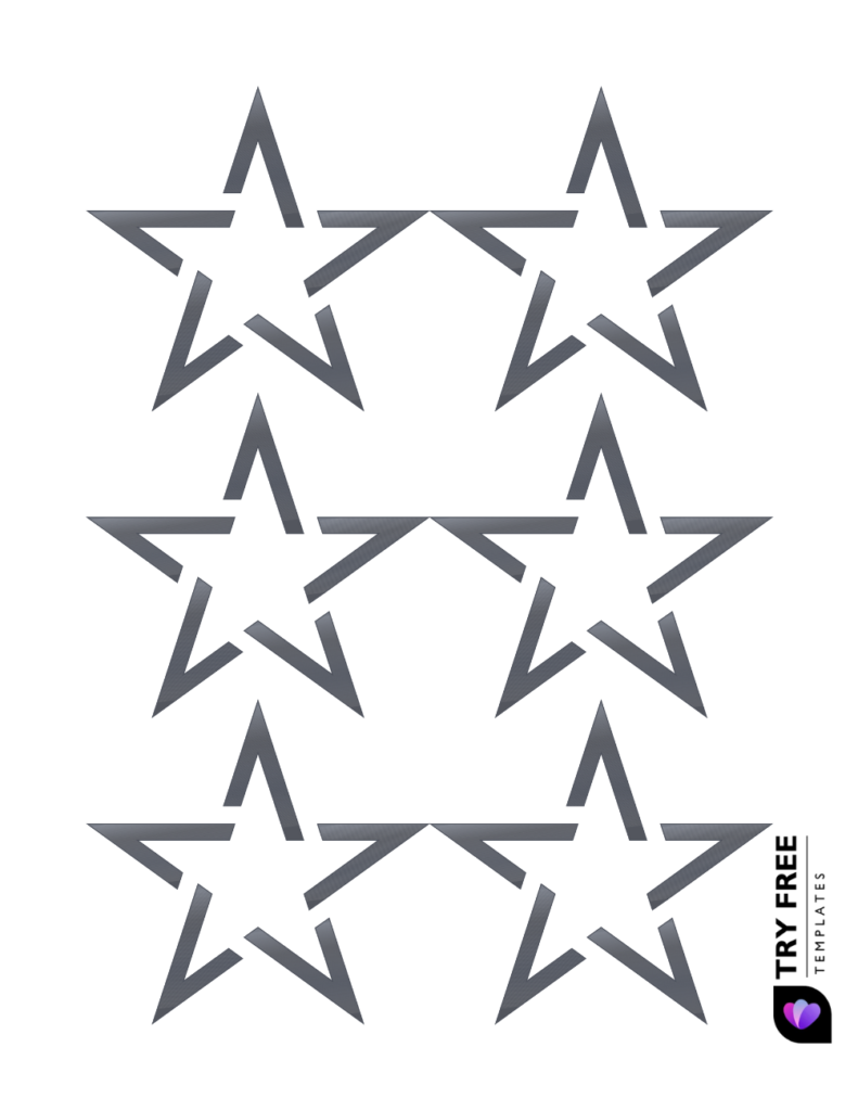 Free Printable Star Templates for Crafts and Decorations - Try Free ...