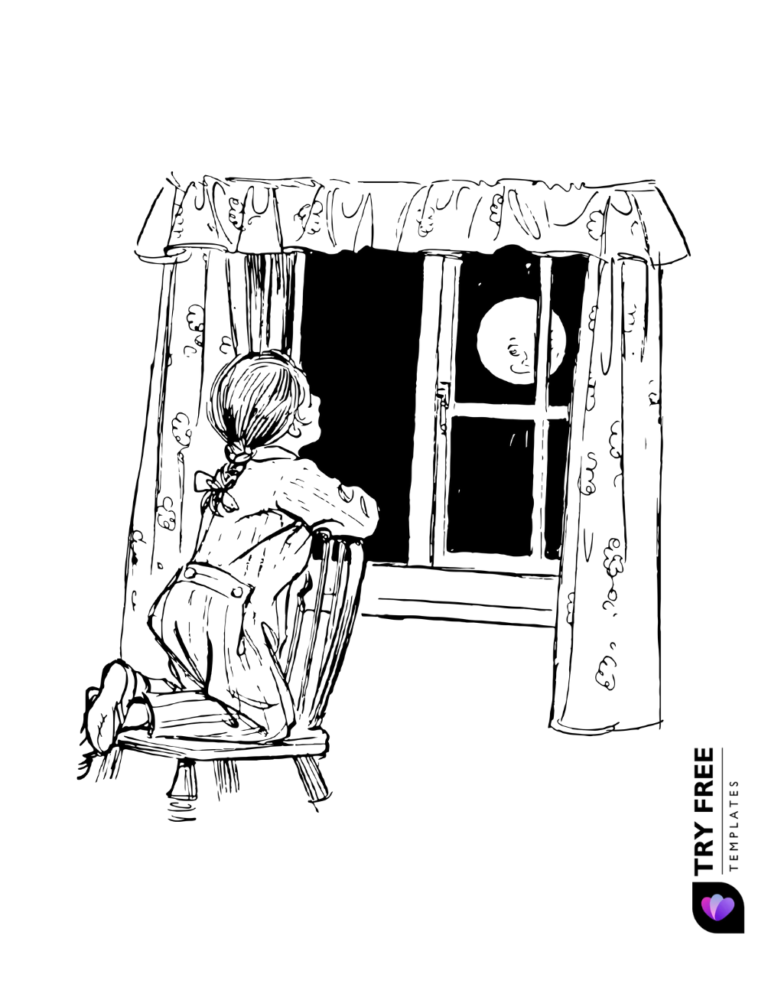 Printable Moon Templates - Try Free Templates