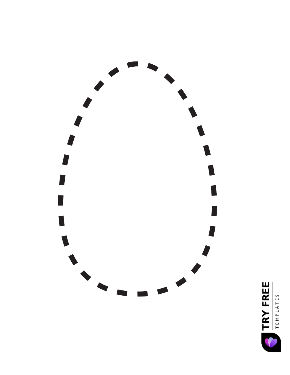 Printable Oval Templates - Try Free Templates