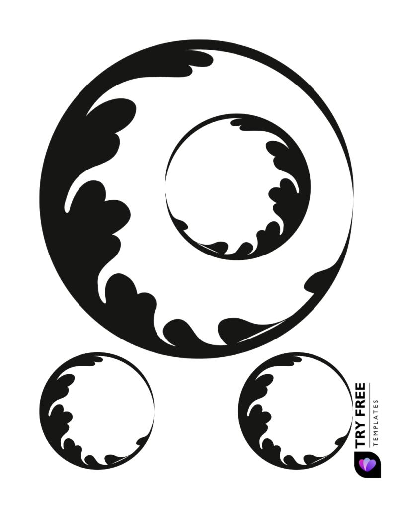 Free Printable Circle Templates for Crafts and Educational Activities ...