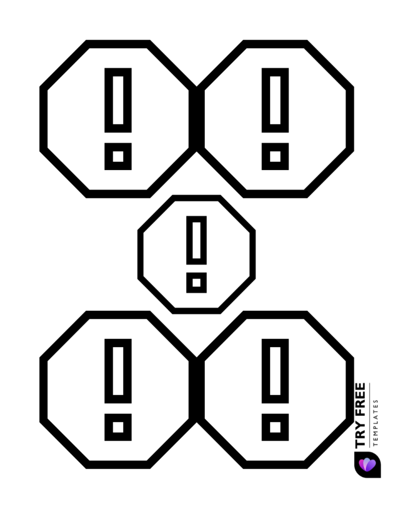 Printable Octagon Templates for Crafts and Decoration - Try Free Templates