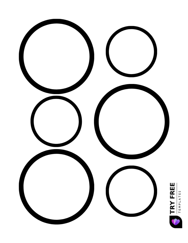 Free Printable Circle Templates for Crafts and Educational Activities ...