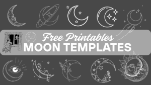 Printable Moon Templates - Try Free Templates