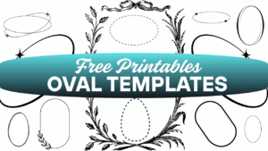 Printable Oval Templates - Try Free Templates