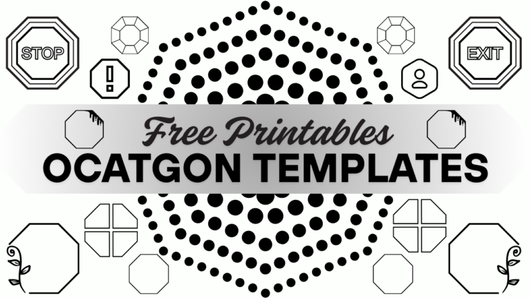 Printable Octagon Templates for Crafts and Decoration - Try Free Templates
