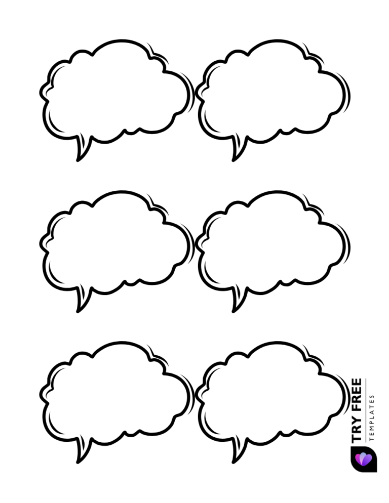 Printable Cloud Templates - Try Free Templates