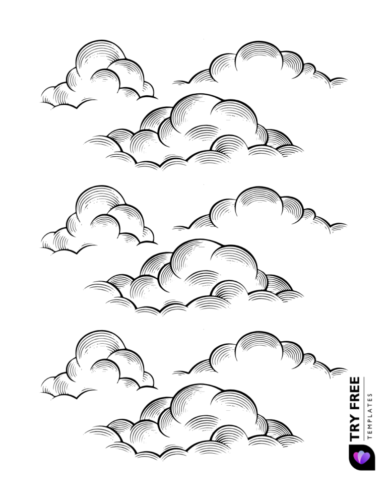 Printable Cloud Templates - Try Free Templates