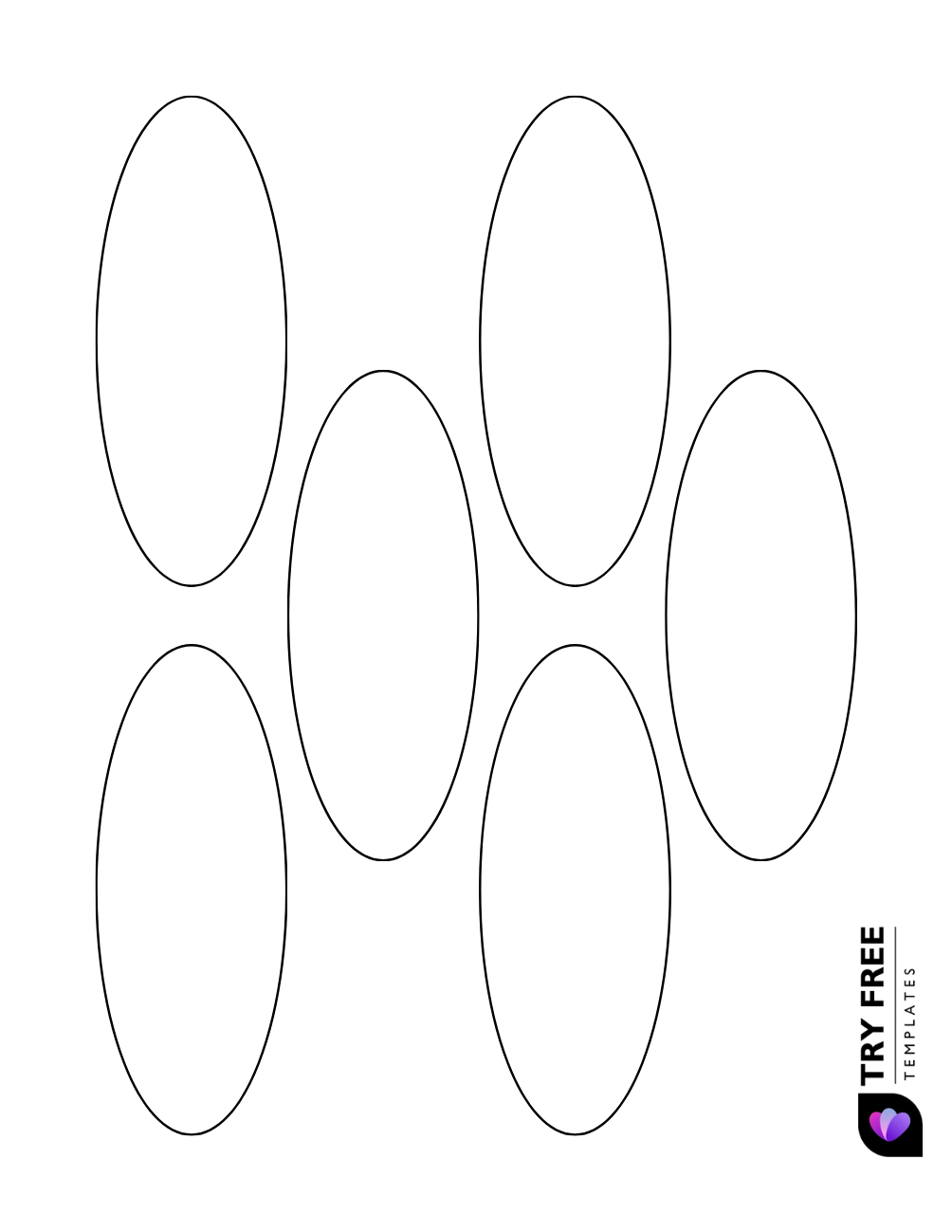 Printable Oval Templates - Try Free Templates