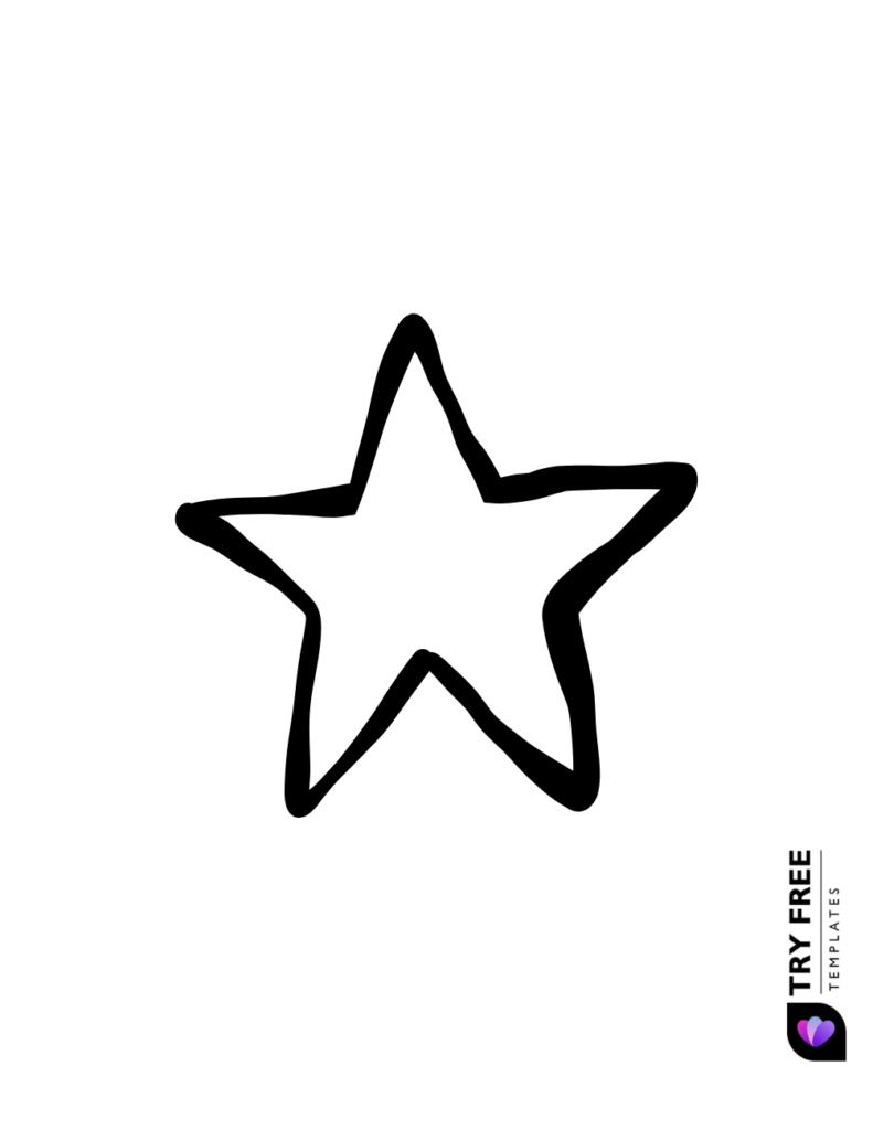 Free Printable Star Templates for Crafts and Decorations - Try Free ...