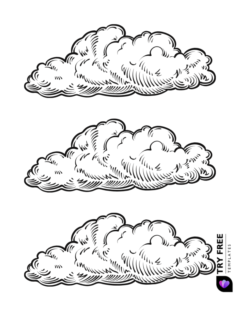 Printable Cloud Templates - Try Free Templates