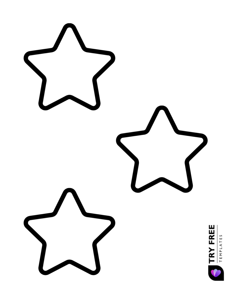 Free Printable Star Templates for Crafts and Decorations - Try Free ...