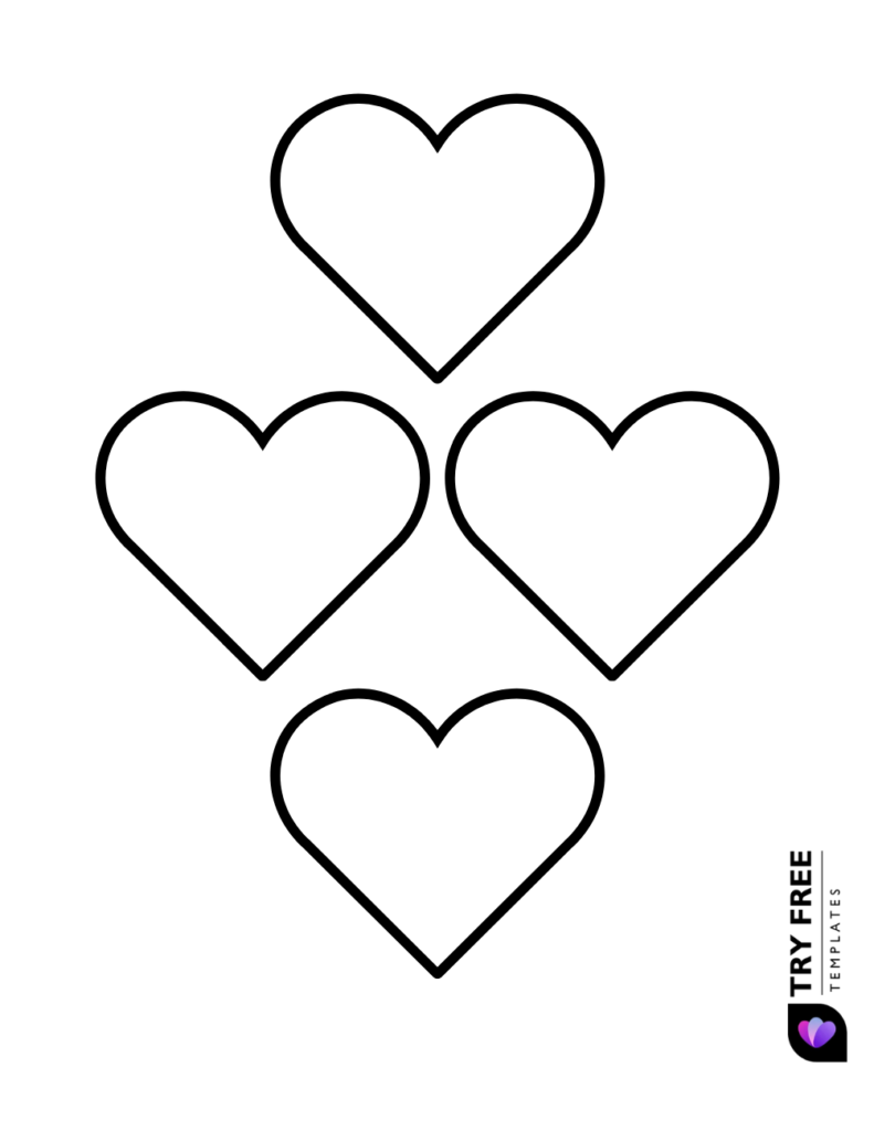 Printable Heart Templates - Try Free Templates