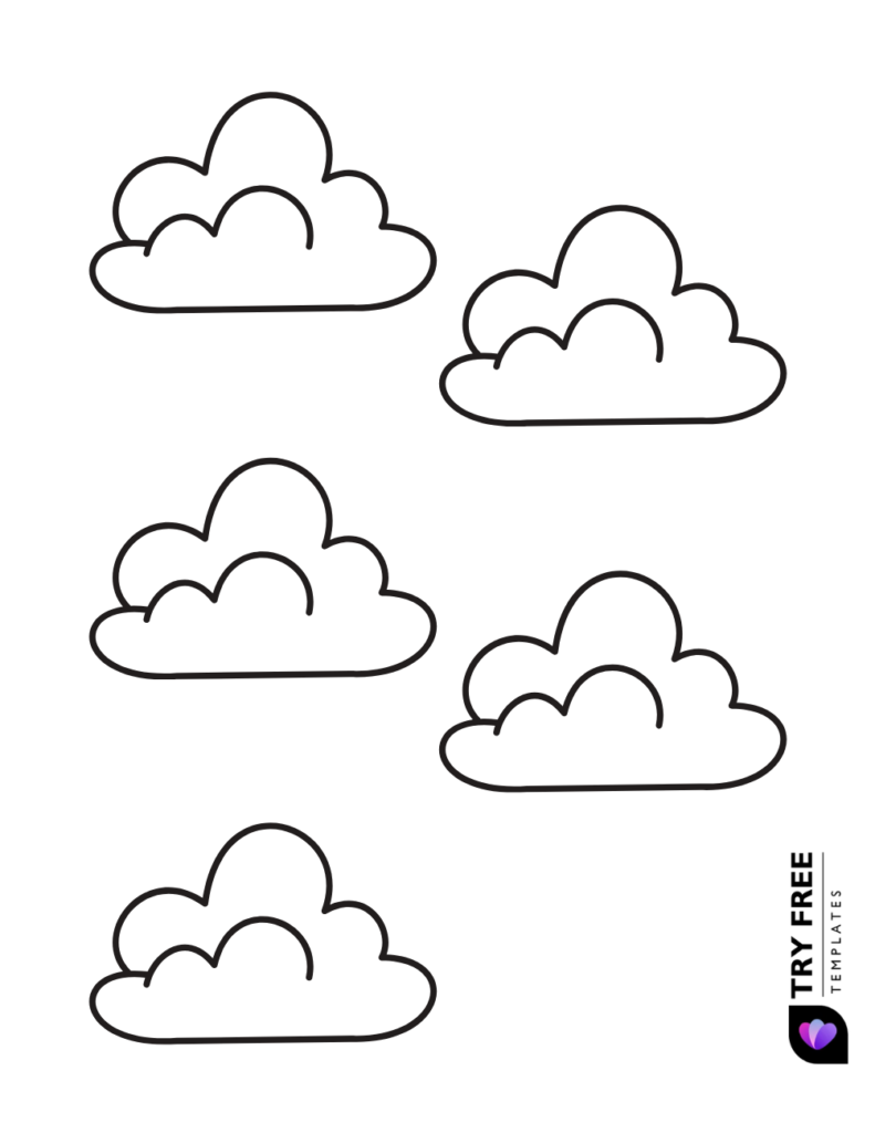 Printable Cloud Templates - Try Free Templates