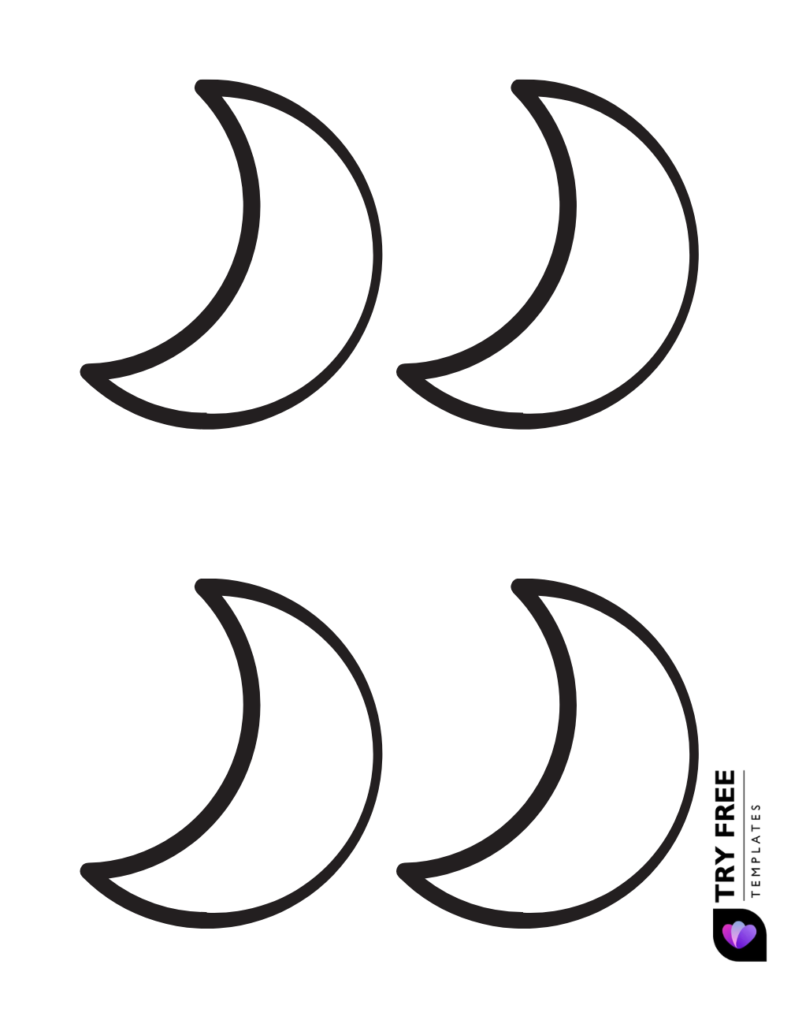 Printable Moon Templates - Try Free Templates