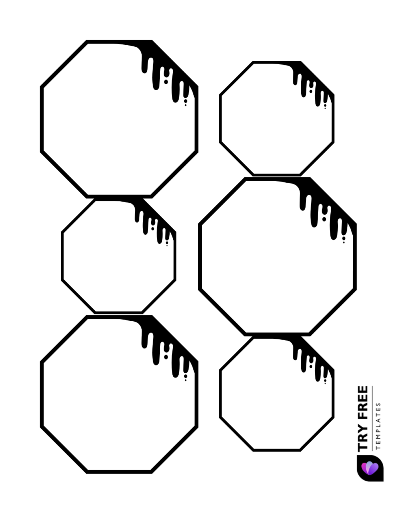 Printable Octagon Templates for Crafts and Decoration - Try Free Templates