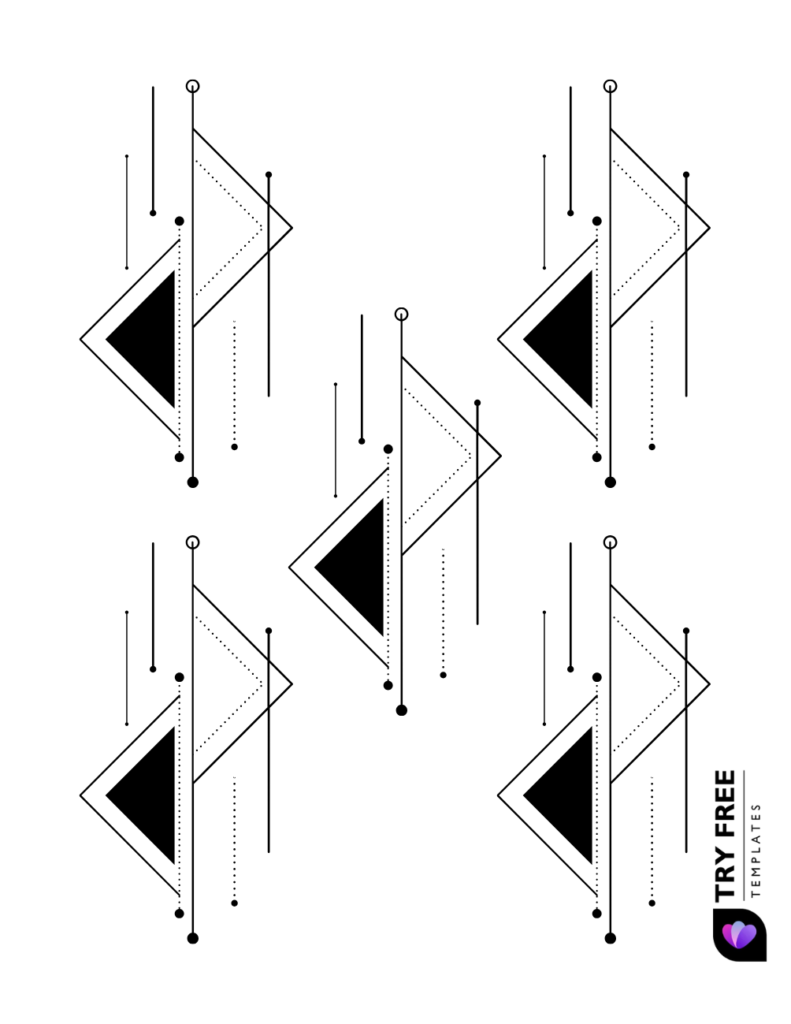 Free Printable Triangle Templates for Crafts and Education - Try Free ...