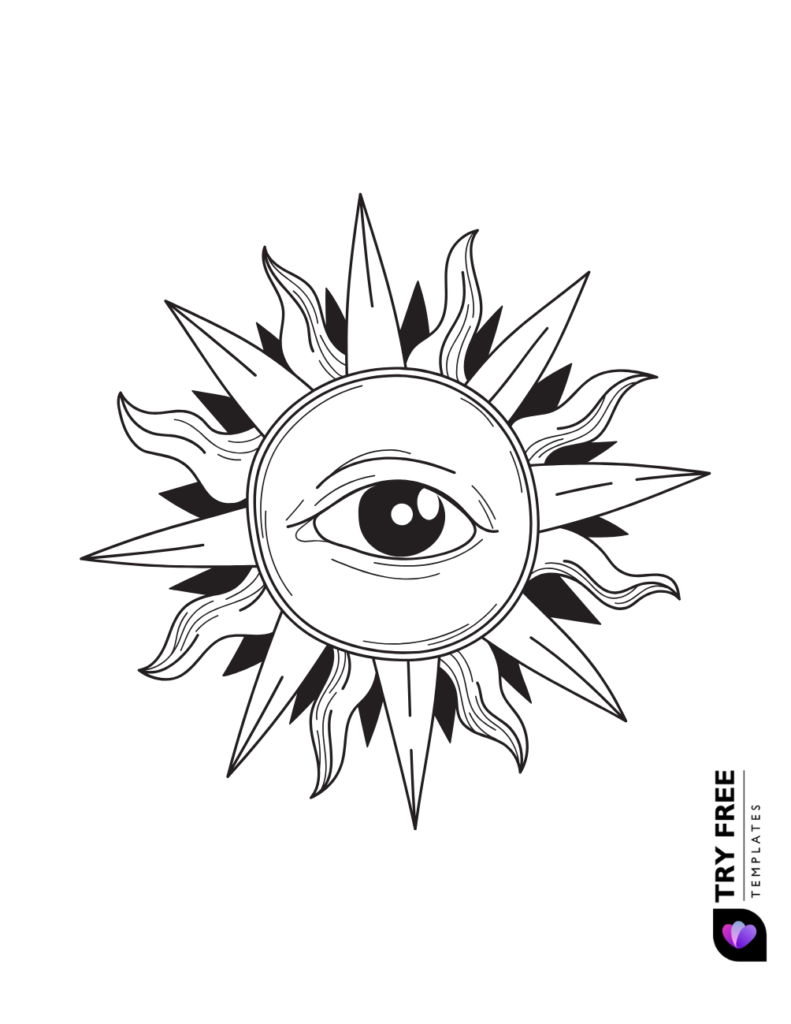 Printable Sun Templates for Crafts and Decorations - Try Free Templates