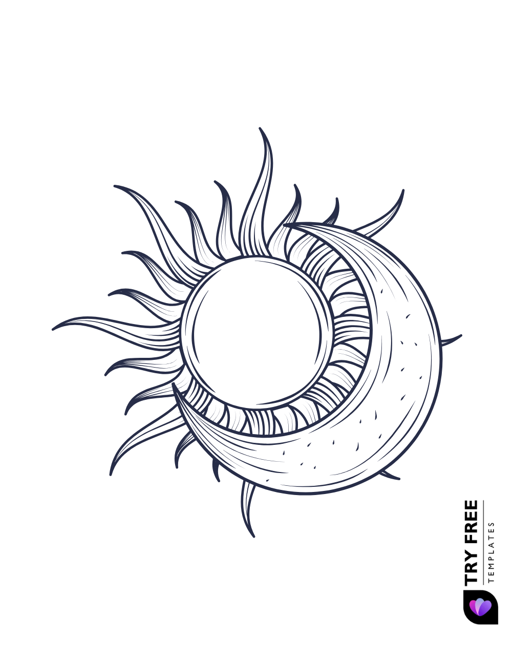 Printable Sun Templates for Crafts and Decorations - Try Free Templates