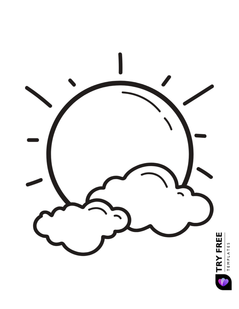 Printable Sun Templates for Crafts and Decorations - Try Free Templates
